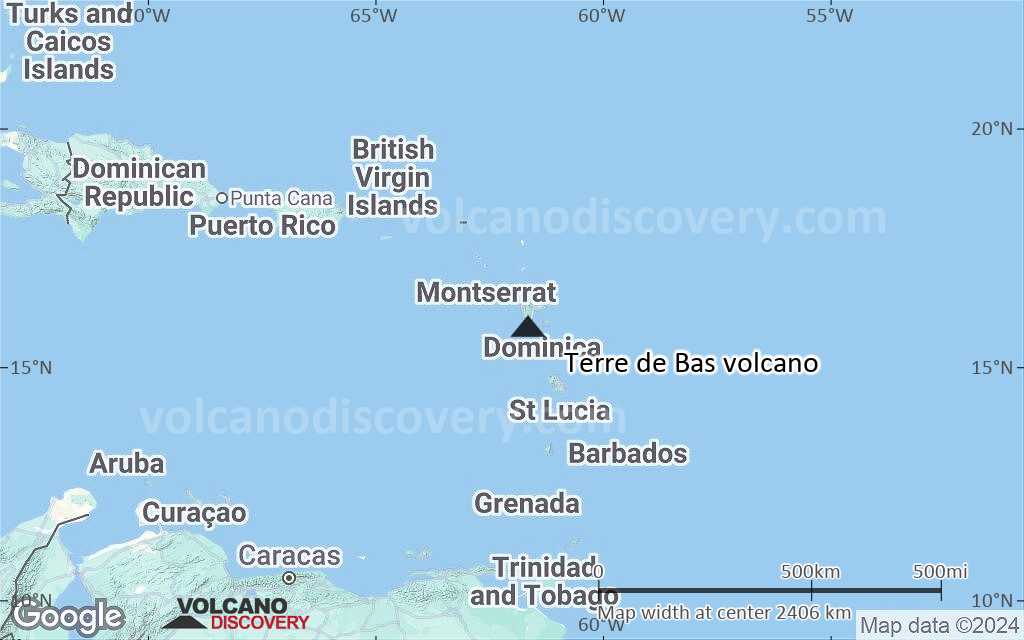 Terre de Bas volcano (France) facts & information | VolcanoAdventures
