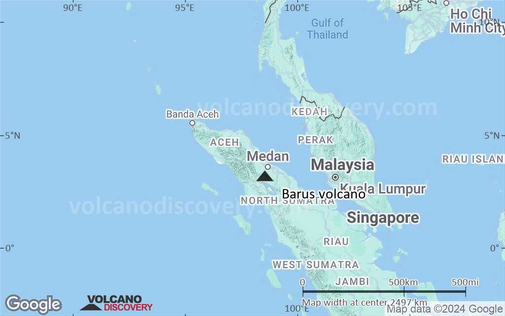 Barus volcano (Sumatra, Indonesia) facts & information | VolcanoDiscovery