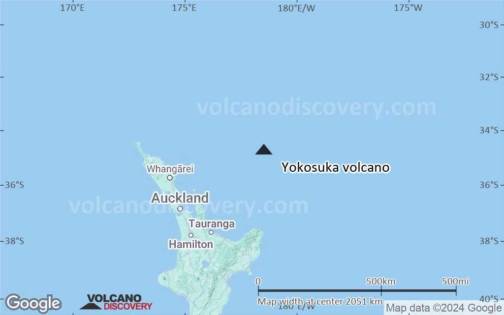 Yokosuka volcano (New Zealand) facts & information | VolcanoAdventures