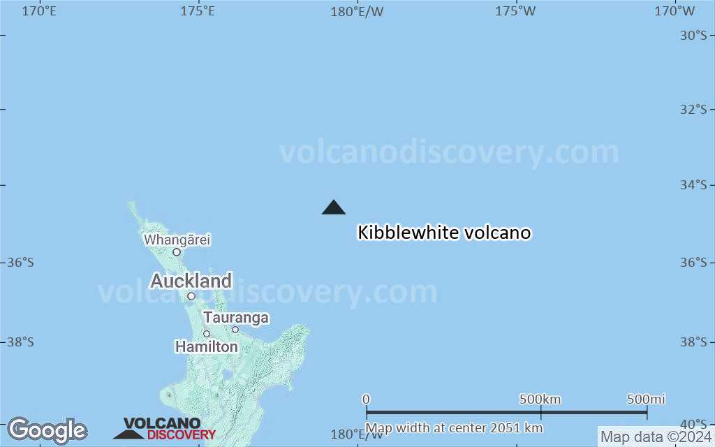 Kibblewhite volcano (New Zealand) facts & information | VolcanoAdventures