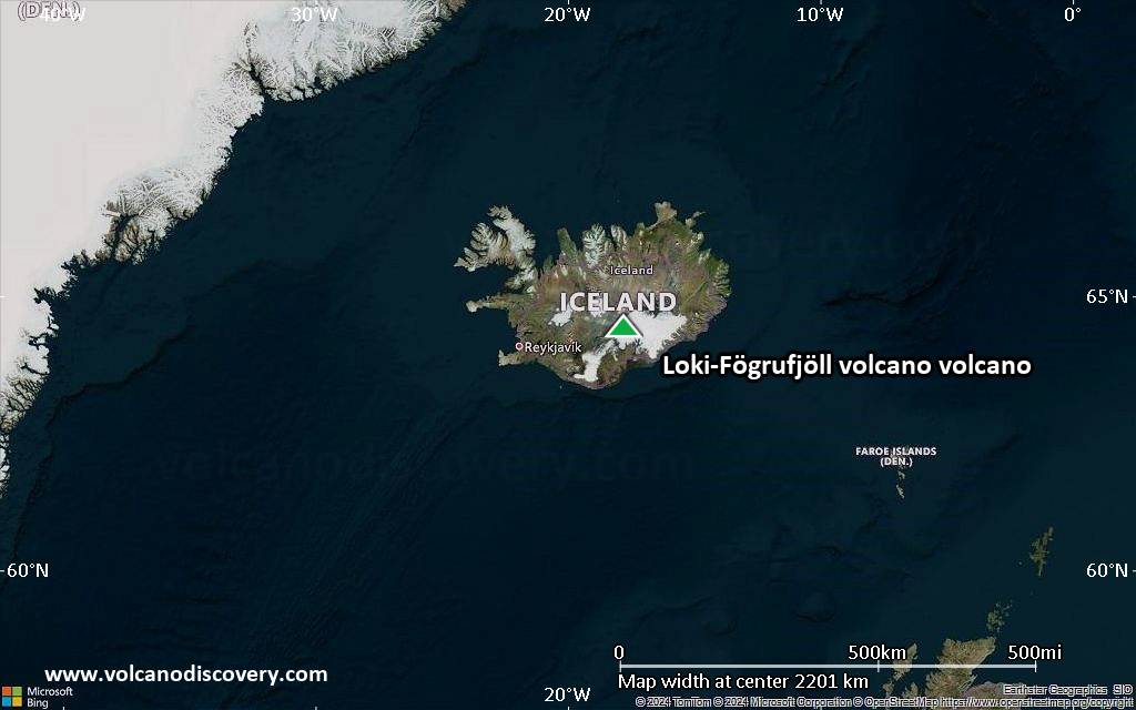 Loki-Fögrufjöll Volcano Volcano, Iceland - Facts & Information ...
