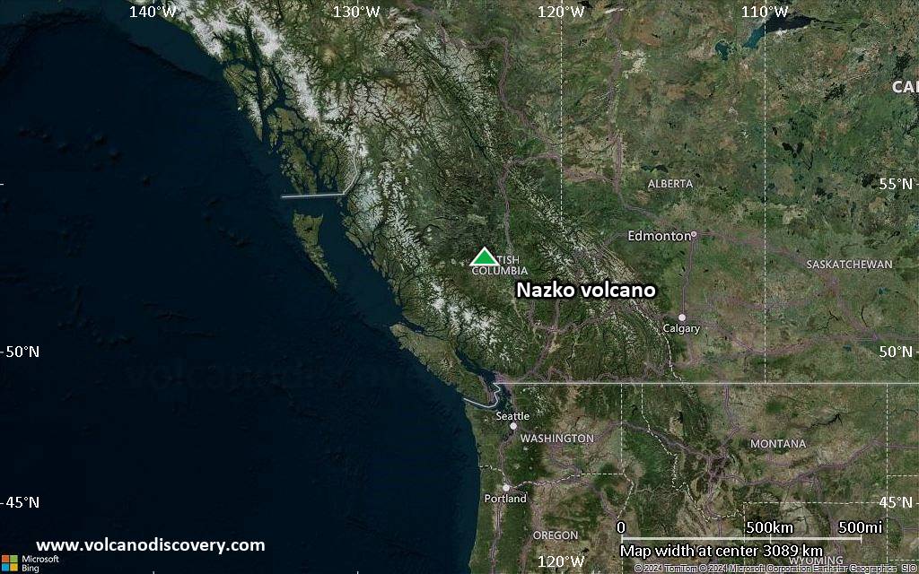 Nazko Volcan, Canada - Infos | VolcanoAdventures