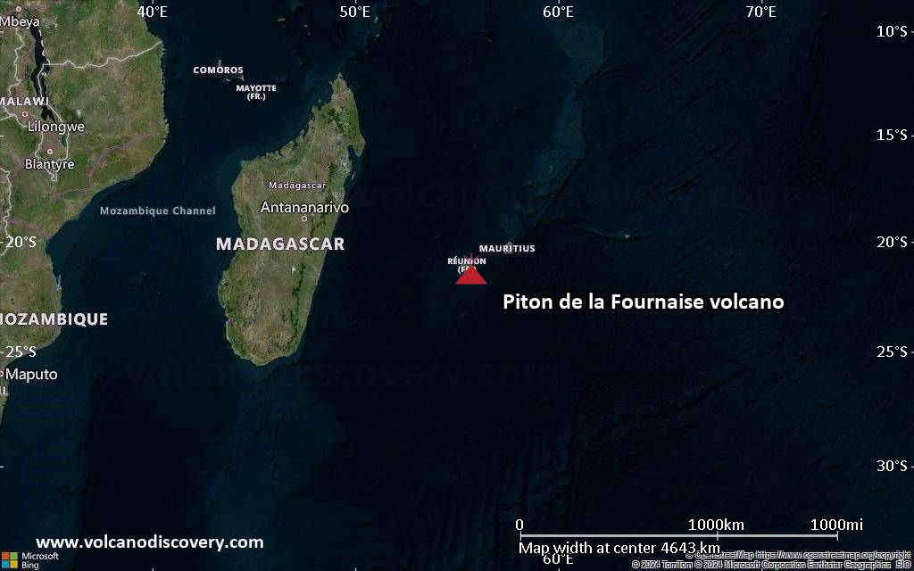 Piton de la Fournaise Volcan, - Infos | VolcanoAdventures