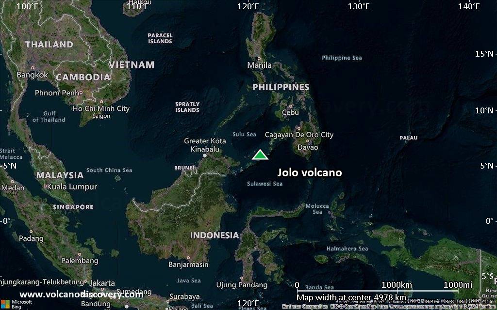 Jolo Volcano, Sulu Islands (Philippines) - Facts & Information ...