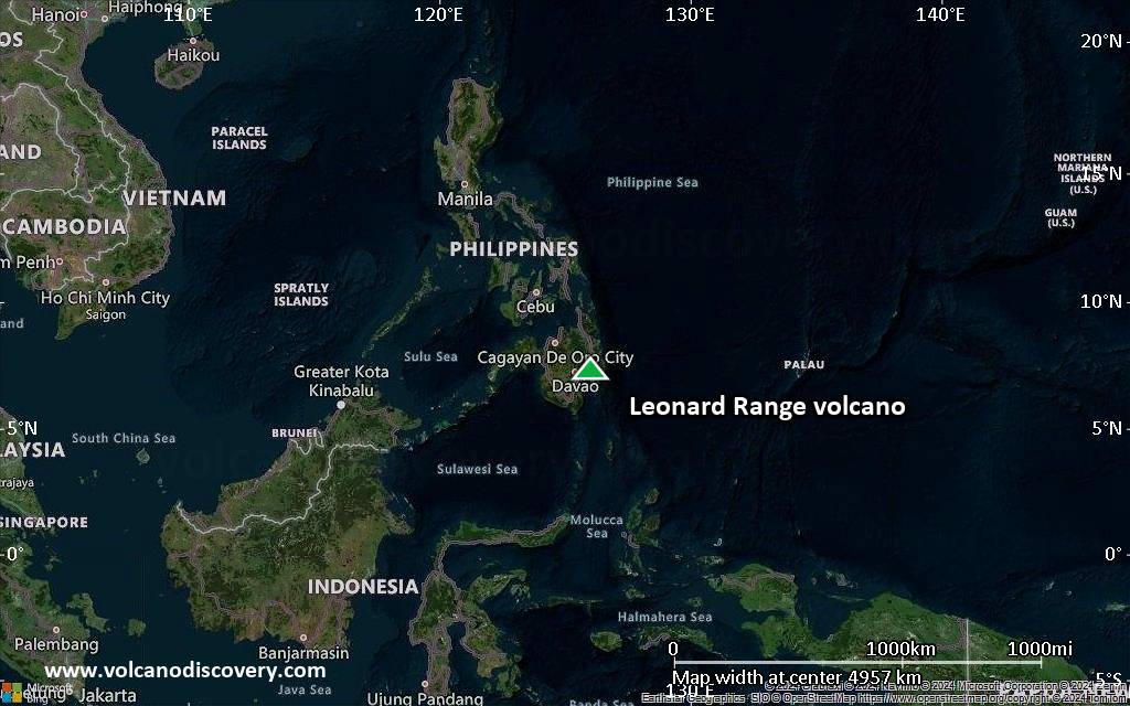 Leonard Range Vulkan, Mindanao (Philippines) - Information ...