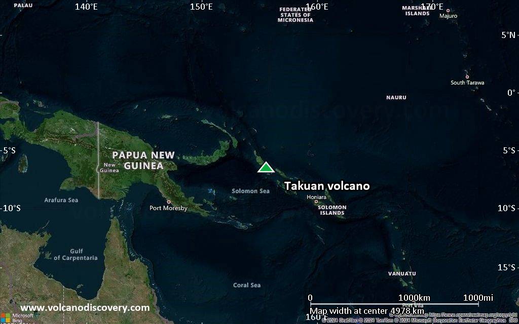 Takuan Volcano, North Solomons Province (Papua New Guinea) - facts ...