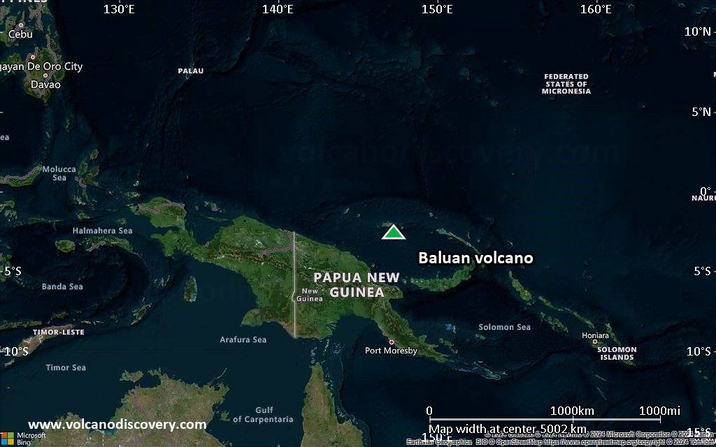 Baluan Volcano, Manus Province (Papua New Guinea) - facts & information