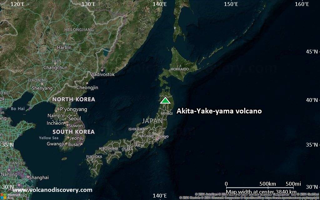 Akita-Yake-yama Volcan, Honshu (Japan) - Infos | VolcanoAdventures
