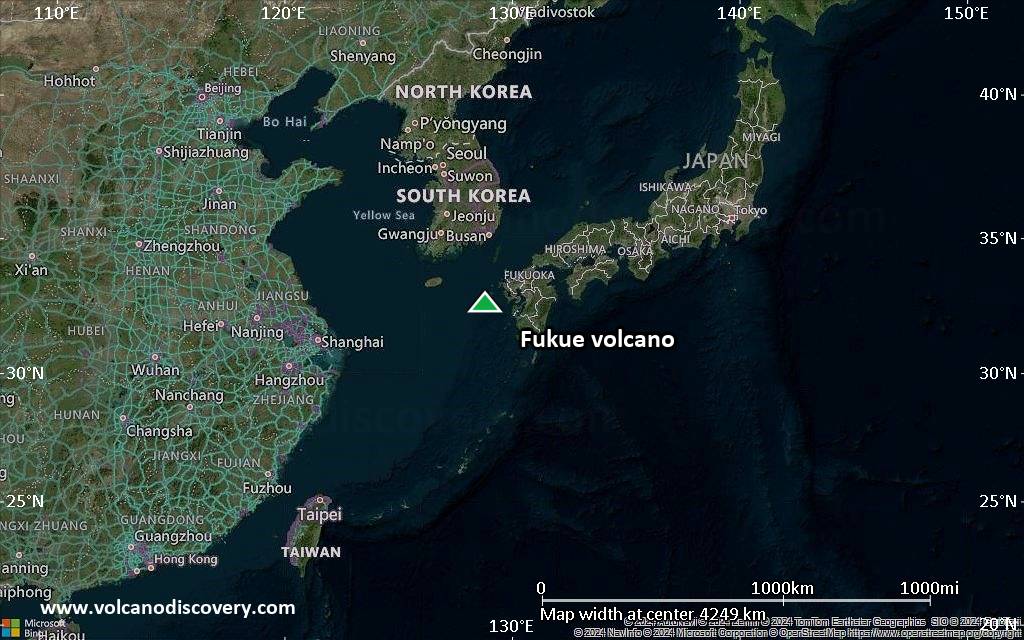 Fukue Volcano, Kyushu (Japan) - facts & information | VolcanoAdventures