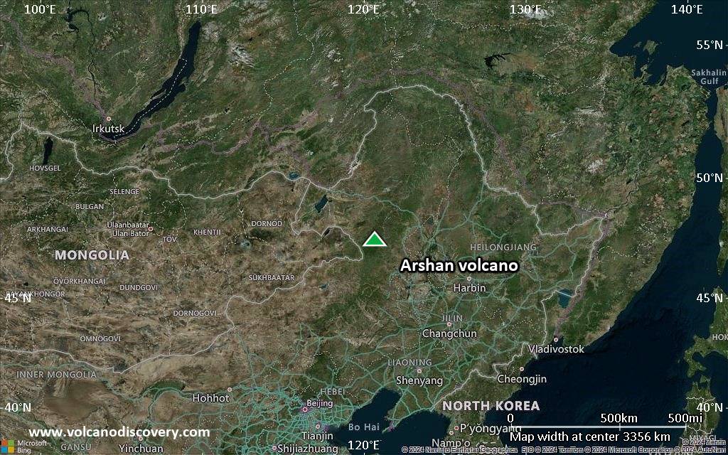 Arshan Vulkan, China - Information | VolcanoAdventures