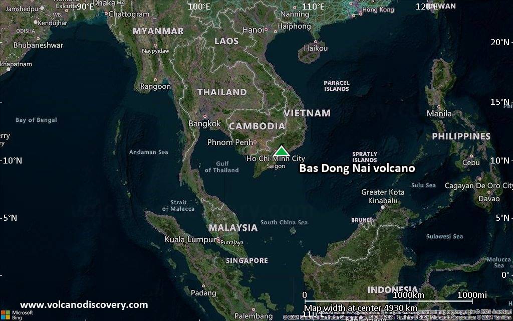 Bas Dong Nai Volcano, Vietnam - Facts & Information | VolcanoDiscovery