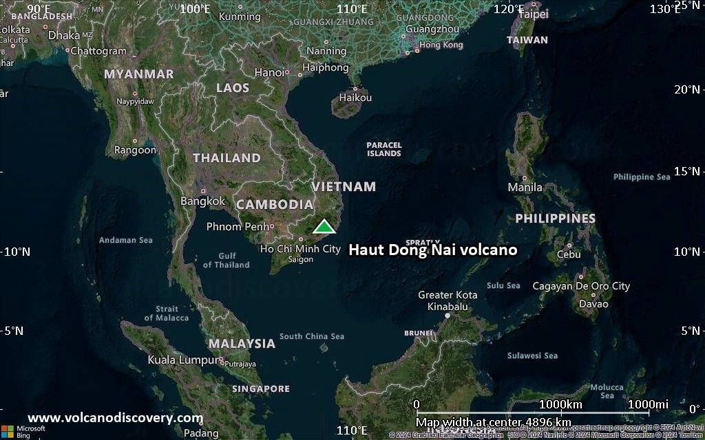 Haut Dong Nai Volcano, Vietnam - facts & information | VolcanoAdventures