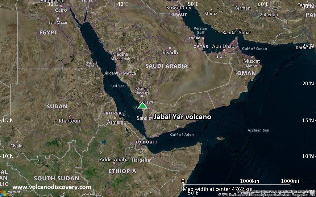Jabal Yar Volcano, western Saudi Arabia - facts & information ...