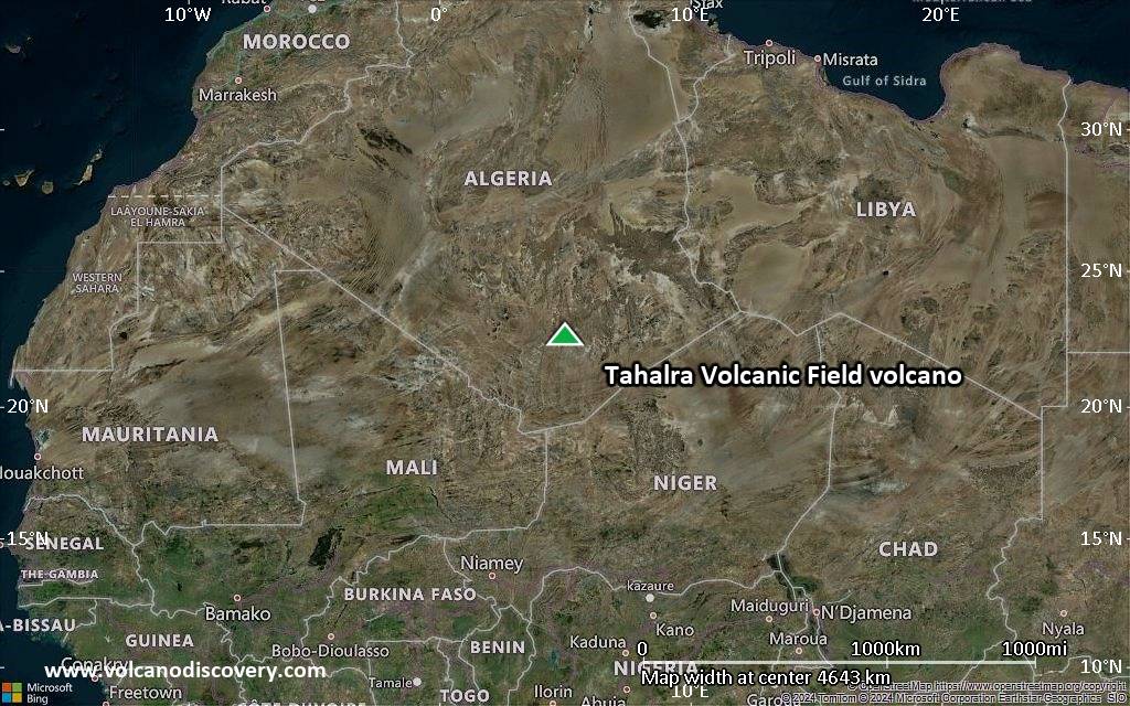 Tahalra Volcanic Field Vulkan, Algeria - Information | VolcanoDiscovery