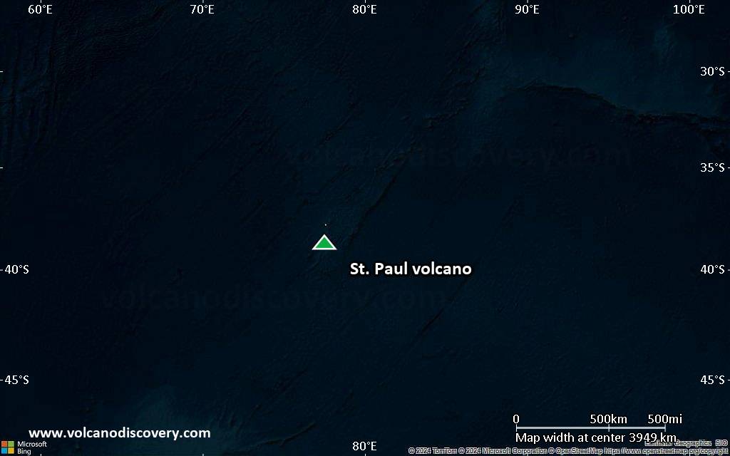 St. Paul Volcano, France, Southern Indian Ocean - facts & information ...