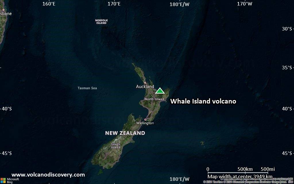 Whale Island Vulkan, New Zealand - Information | VolcanoAdventures