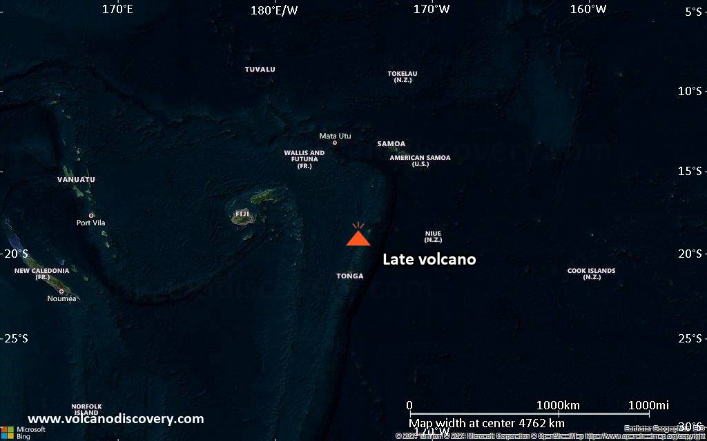 Late Volcan, Tonga, Tonga Islands - Infos | VolcanoAdventures