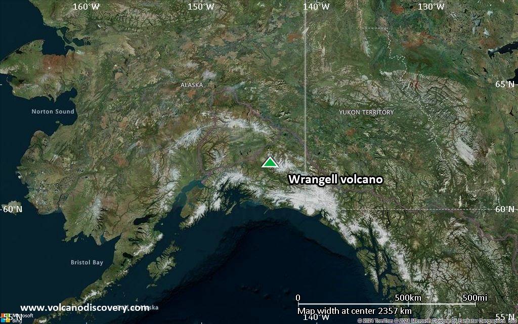 Wrangell Volcano, United States, Eastern Alaska - Facts & Information ...