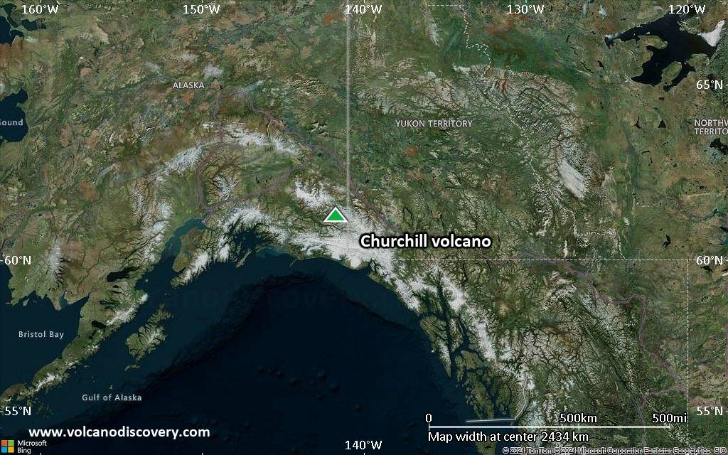 Churchill Volcano, United States, Eastern Alaska - facts & information