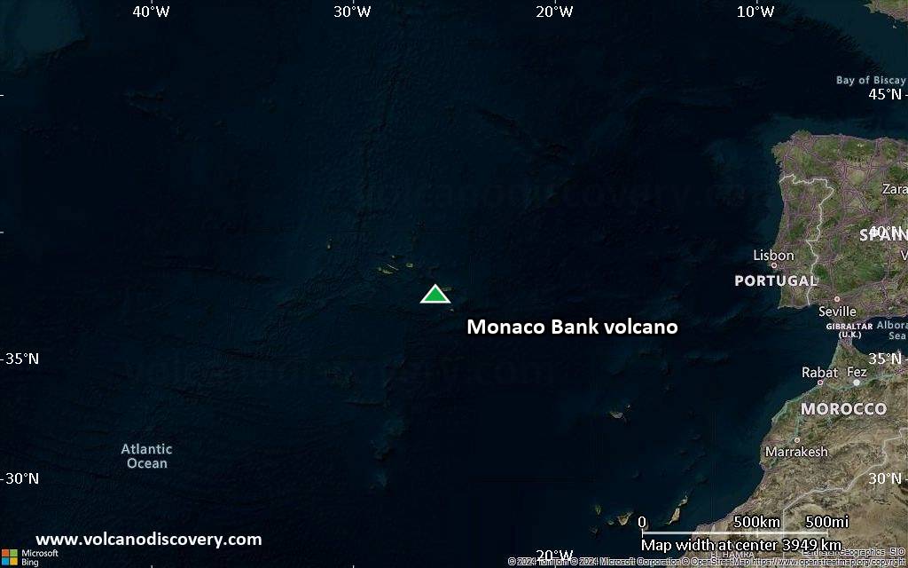 Monaco Bank Volcano, Azores, Portugal - facts & information ...