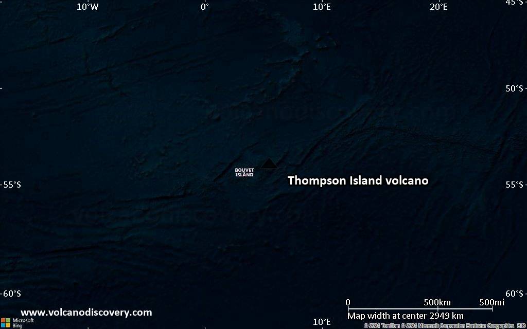 Thompson Island Volcan, Southern Atlantic Ocean, Norway - Infos ...