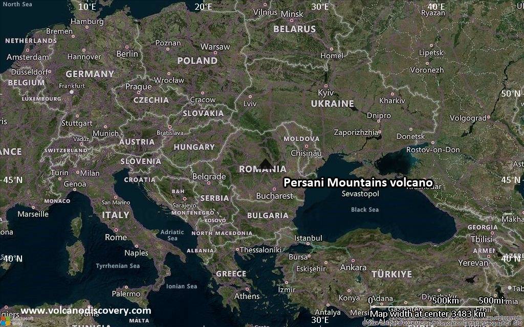 Persani Mountains volcano (Romania) facts & information | VolcanoAdventures