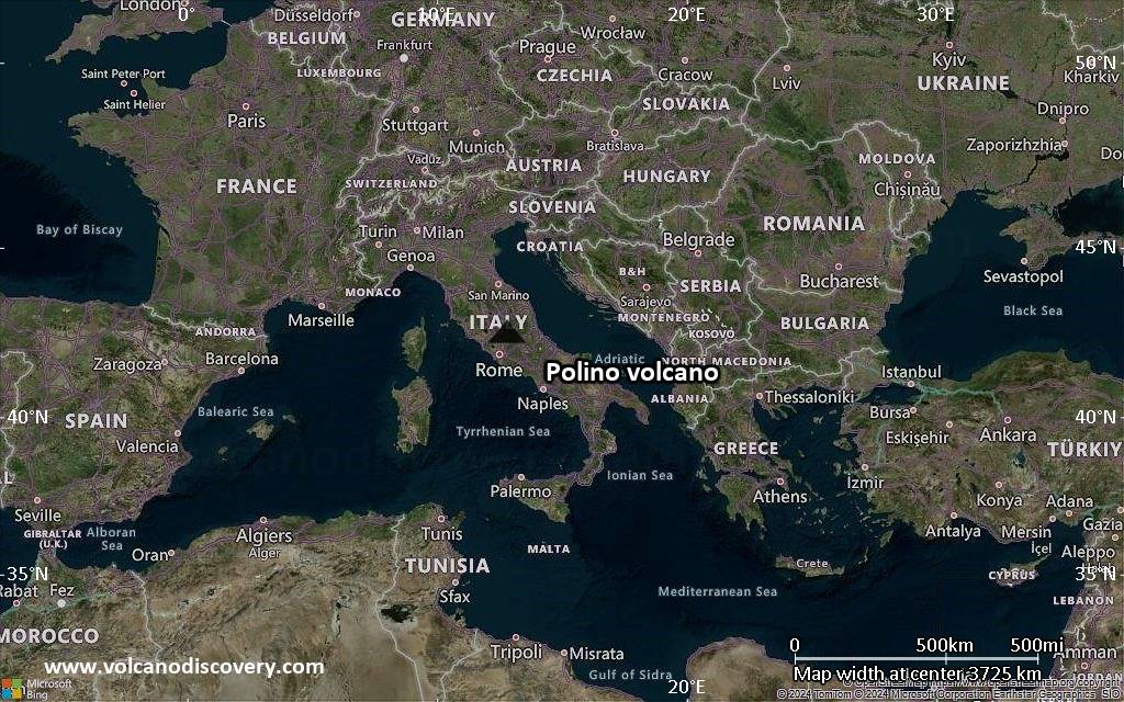 Polino volcano (Italy) facts & information | VolcanoAdventures