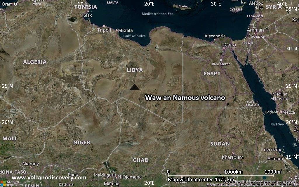 Waw an Namous volcano (Libya) facts & information | VolcanoAdventures