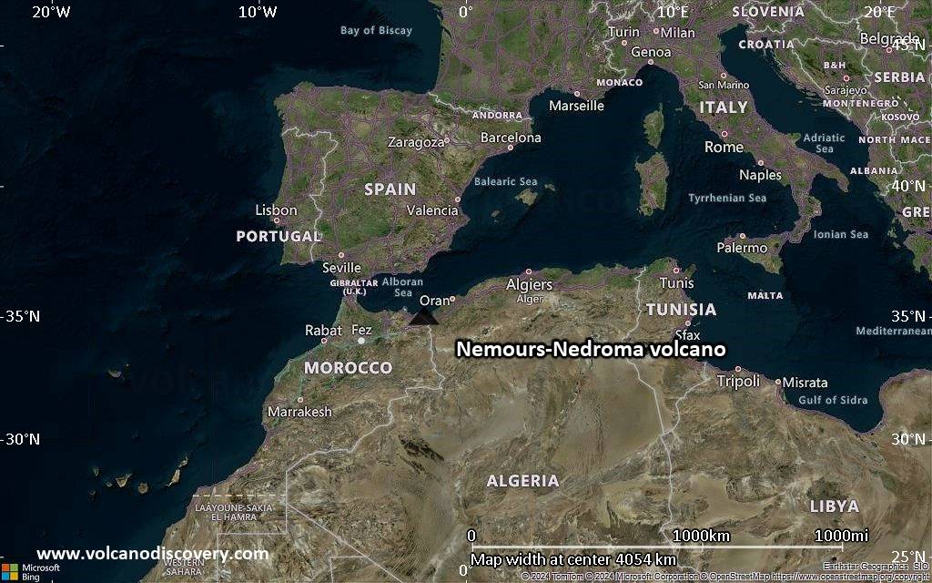 Nemours-Nedroma volcano (Algeria) facts & information | VolcanoAdventures