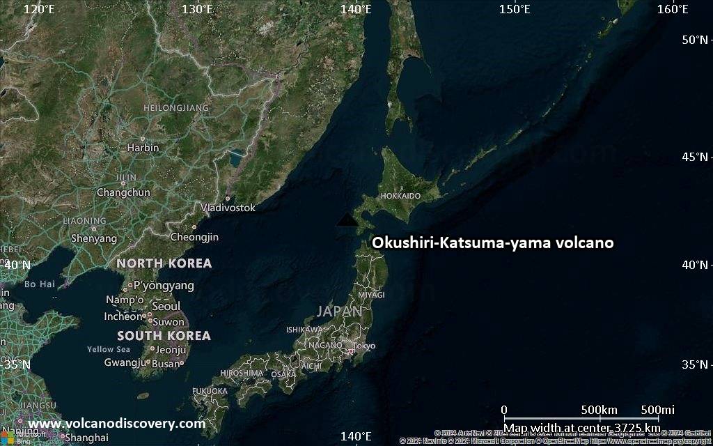 Okushiri-Katsuma-yama volcano (Hokkaido, Japan) facts & information ...