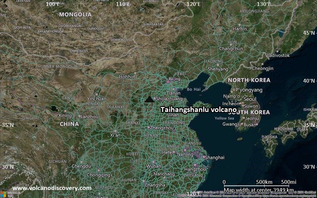 Taihangshanlu volcano (China) facts & information | VolcanoAdventures