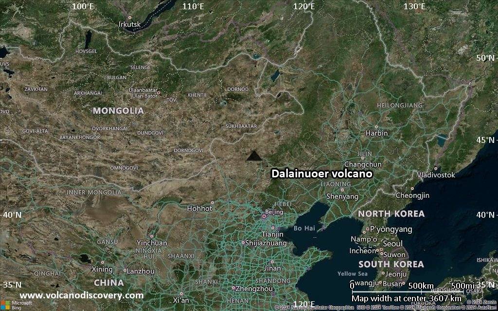 Dalainuoer volcano (China) facts & information | VolcanoAdventures