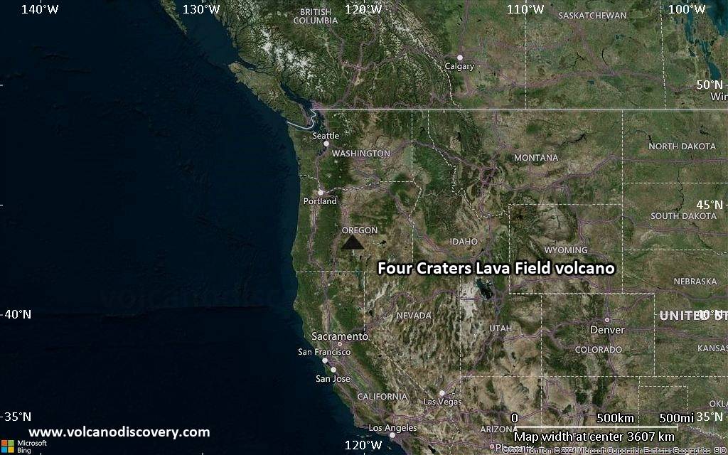 Four Craters Lava Field volcano (Oregon, United States) facts & information