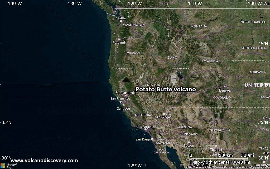 Potato Butte volcano (California, United States) facts & information ...