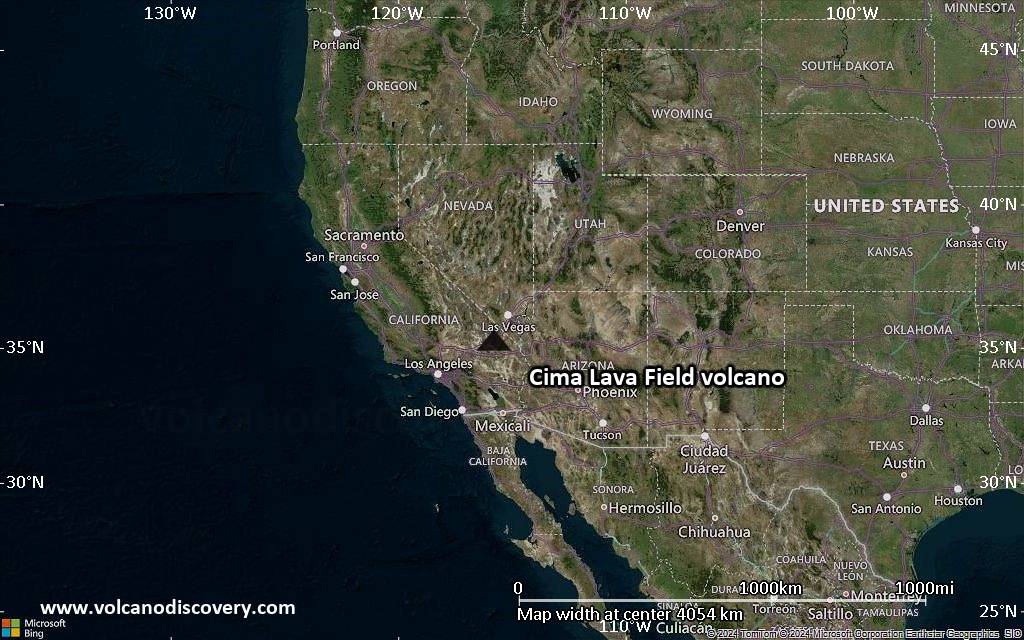 Cima Lava Field volcano (California, United States) facts & information