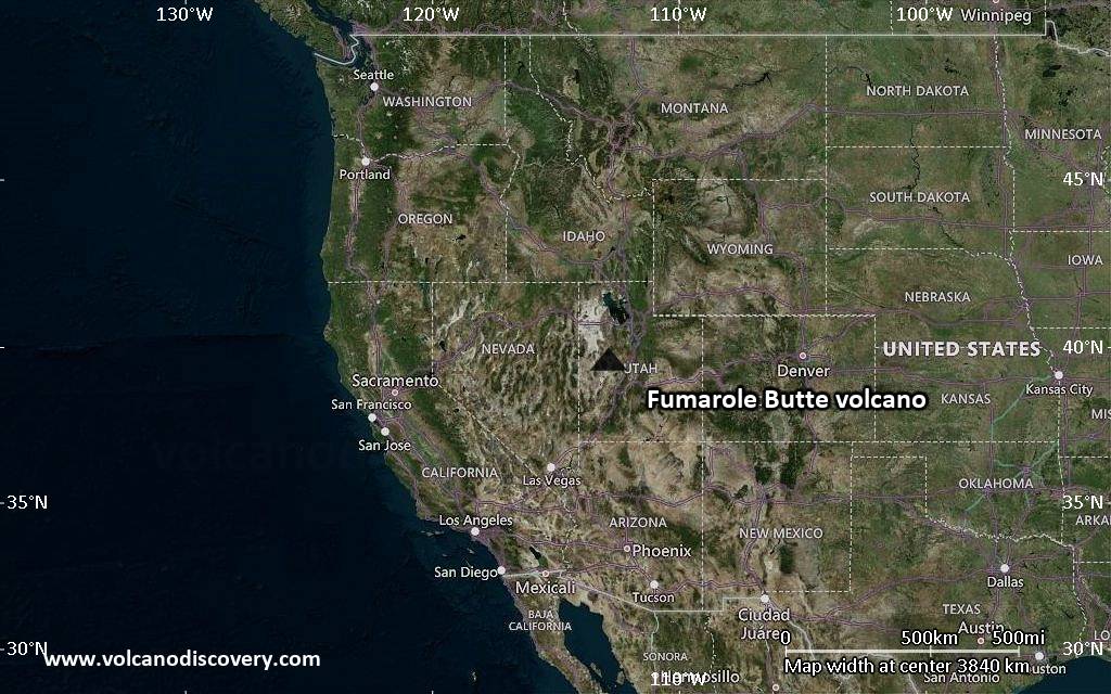 Fumarole Butte volcano (Utah, United States) facts & information ...