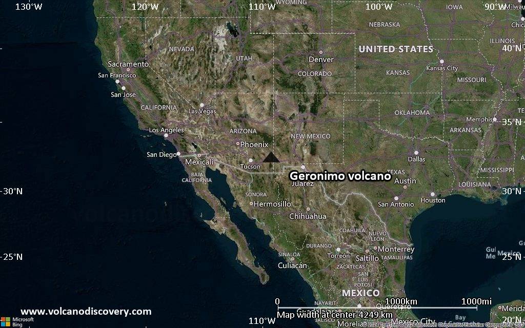 Geronimo volcano (Arizona, United States) facts & information ...