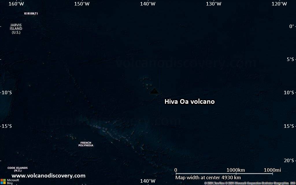 Hiva Oa volcano (Marquesas Islands, France) facts & information ...