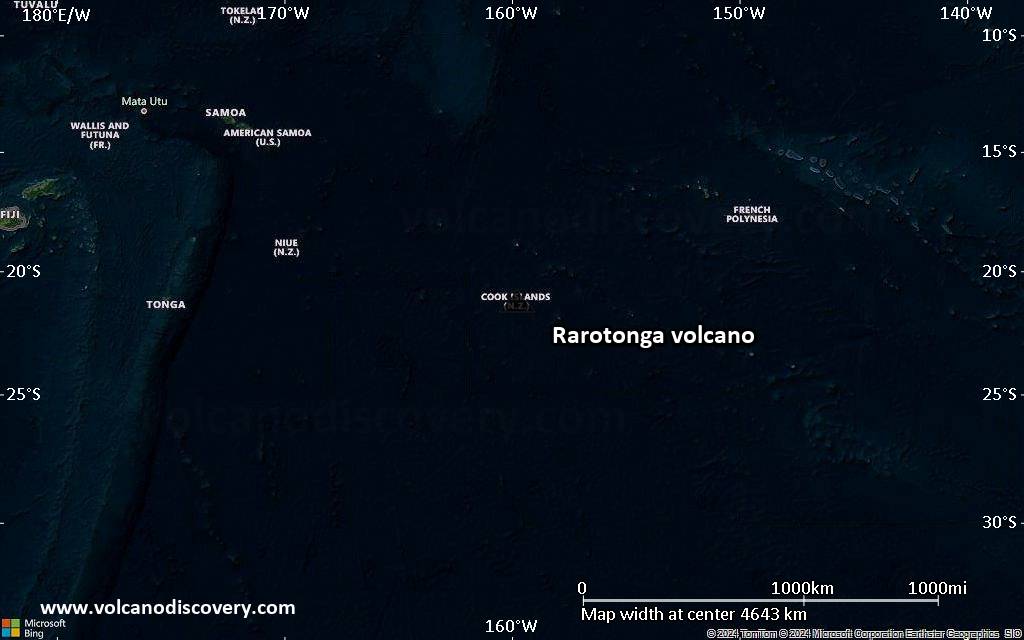 Rarotonga volcano (Cook Islands, New Zealand) facts & information ...