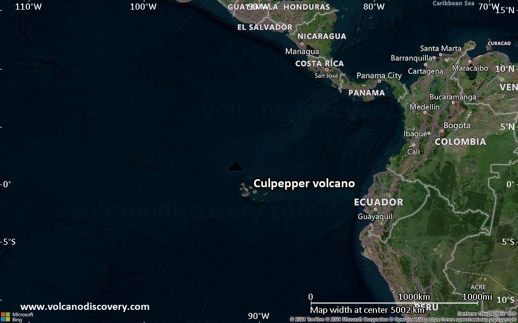 Culpepper volcano (Galapagos Islands, Ecuador) facts & information ...