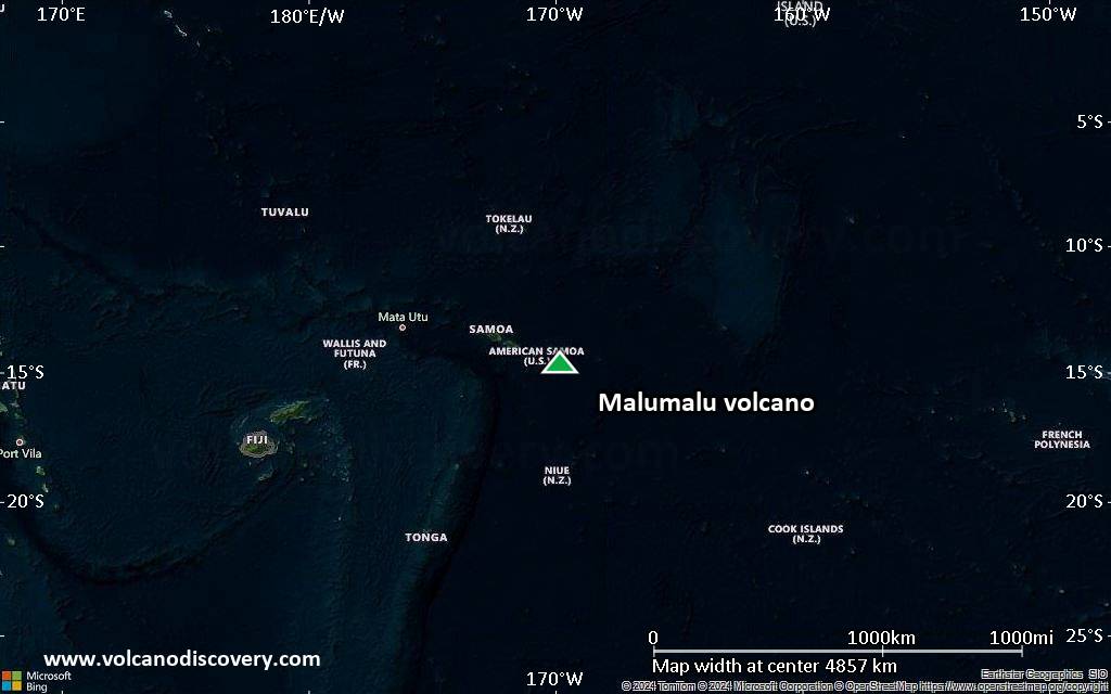 Malumalu seamount volcano (Samoan Island): facts & information ...