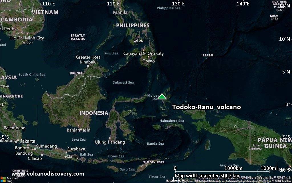 Todoko-Ranu Volcano, Halmahera (Indonesia) - facts & information ...