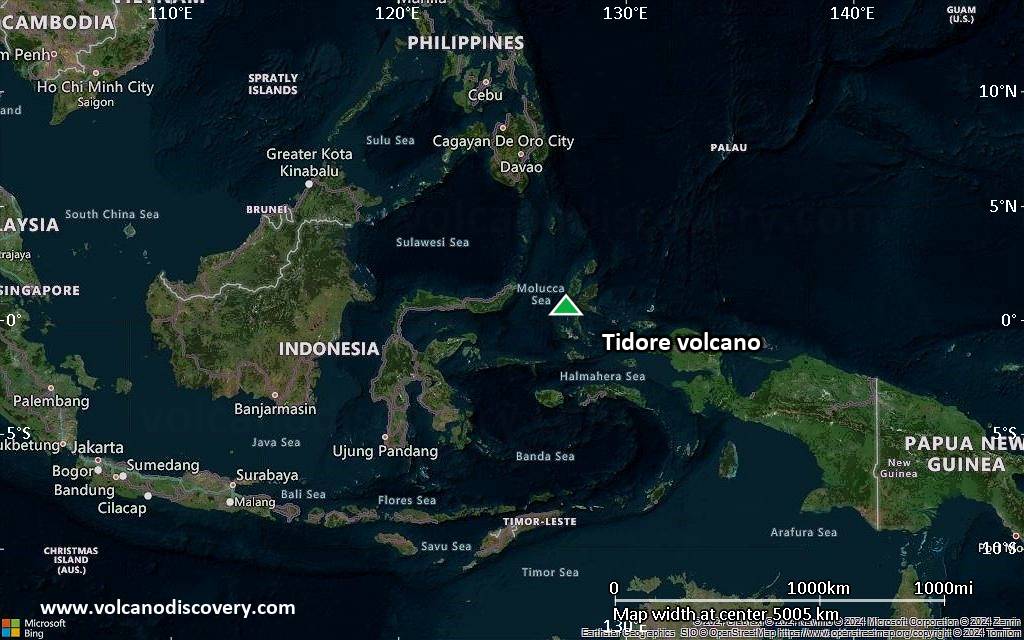 Tidore Volcano, Halmahera (Indonesia) - facts & information ...