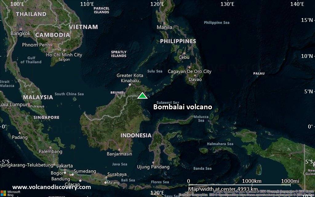 Bombalai Vulkan, Malaysien - Information | VolcanoDiscovery