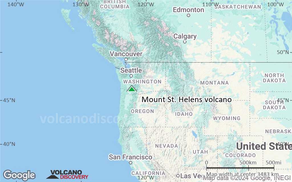 Mount St. Helens Volcan, Washington (Canada and USA (mainland)) - Infos