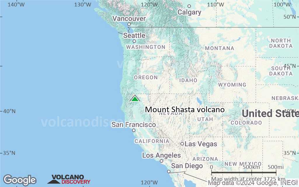 Mount Shasta Volcano, California (Canada and USA (mainland)) - Facts ...