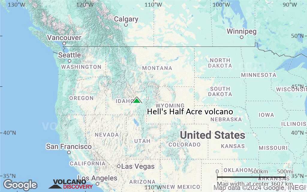 Hell's Half Acre Vulkan, Idaho (Canada and USA (mainland)) - Information
