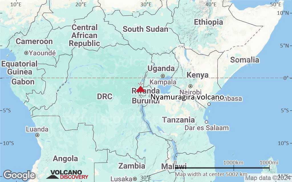 Nyamuragira Volcano, D.R.Kongo (Africa) - Facts & Information ...