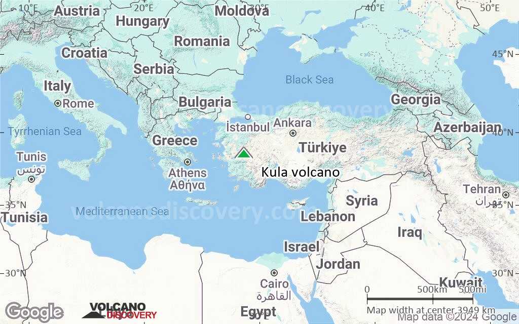 Kula Volcano, Turkey - facts & information | VolcanoAdventures