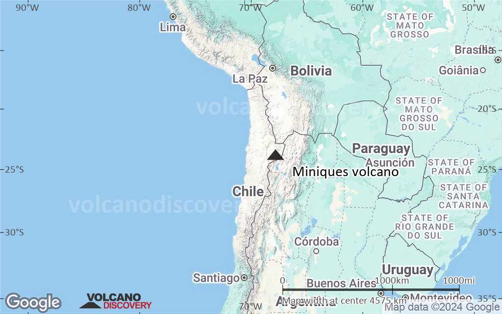Miniques Vulkan, Chile - Information | VolcanoAdventures